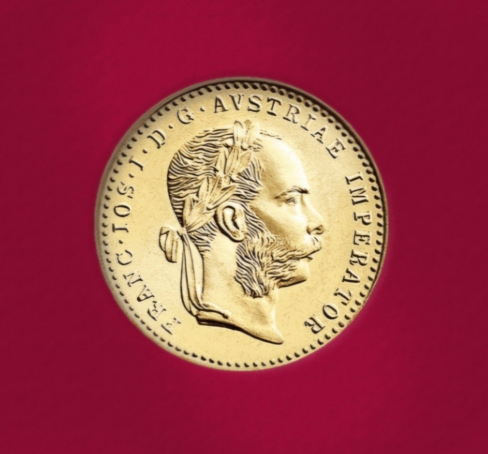 POKLON KUTIJA ZA MALI DUKAT FRANC JOZEF 3,49 GR - Kutije za satove i ...