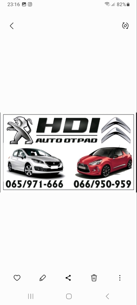 Auto otpad dijelovi Peugeot Citroen Renault Nissan Auto Otpad HDI - Automobili u dijelovima - OLX.ba