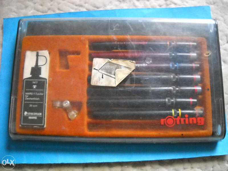 Rapidograf Rotring - set 7 komada - Rapidografi - OLX.ba