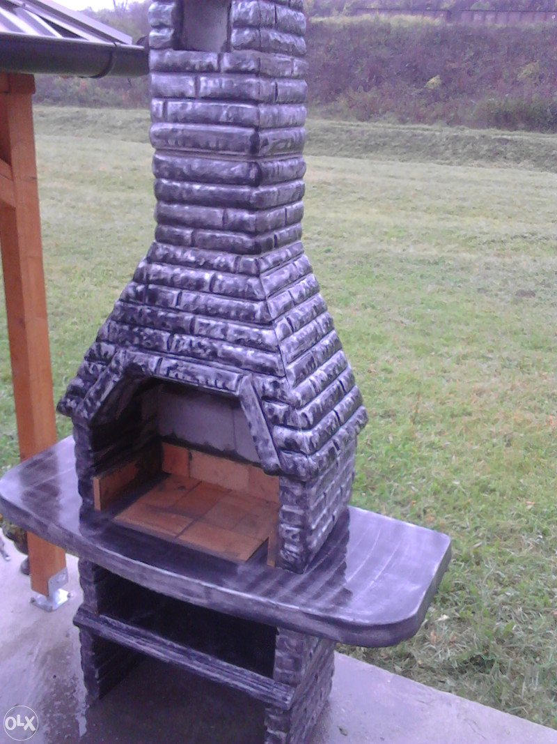 Betonski kamin, rostilj - Betonska galanterija - OLX.ba