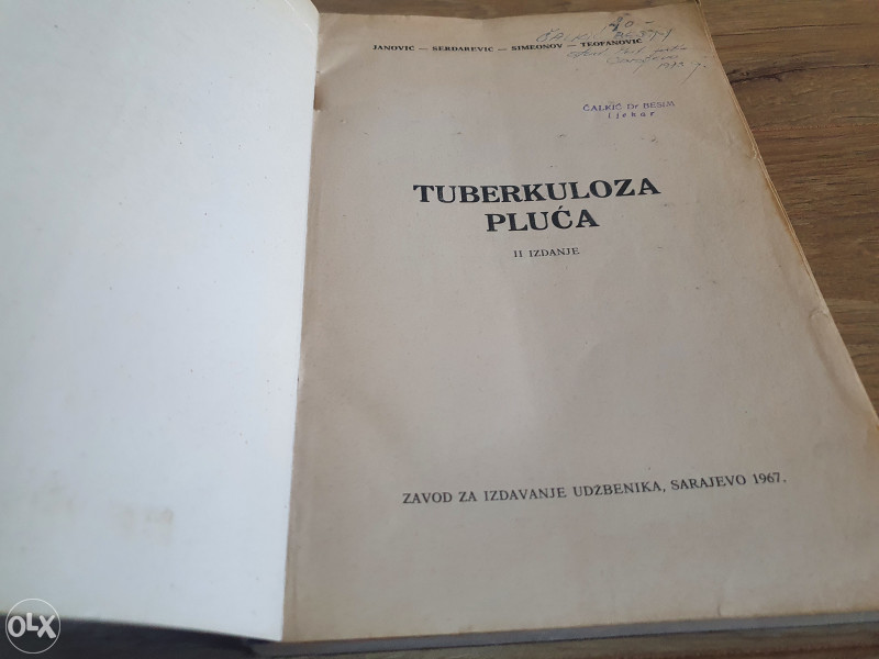 Tuberkuloza pluća / Janović - Serdarević - Simeonov - Medicina i ...