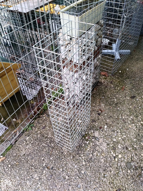 GABION OGRADA GABIONI UKRASNI DEKORATIVNI MOBILIJAR - Kamen i ploče za ...