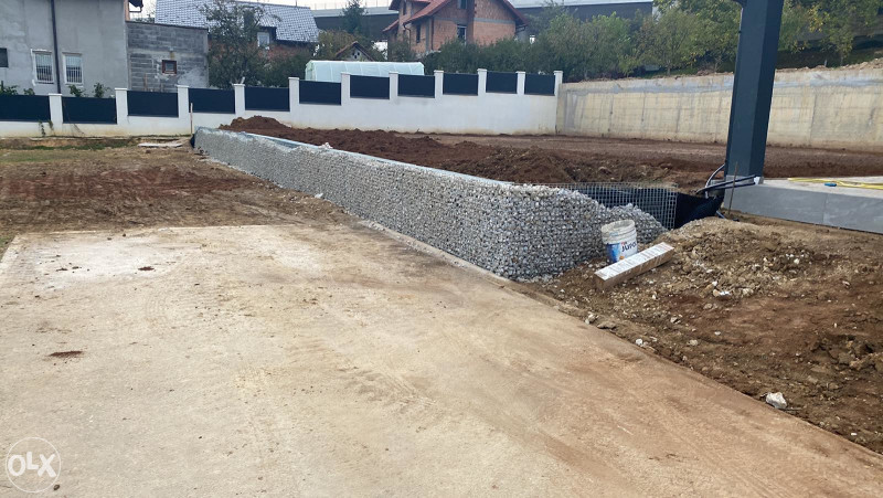 GABION OGRADA GABIONI UKRASNI DEKORATIVNI MOBILIJAR - Kamen i ploče za ...