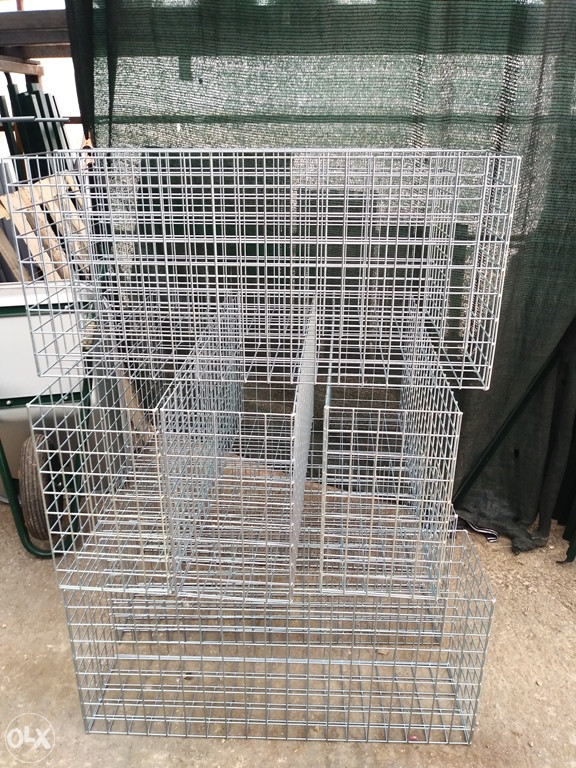 GABION OGRADA GABIONI UKRASNI DEKORATIVNI MOBILIJAR - Kamen i ploče za ...