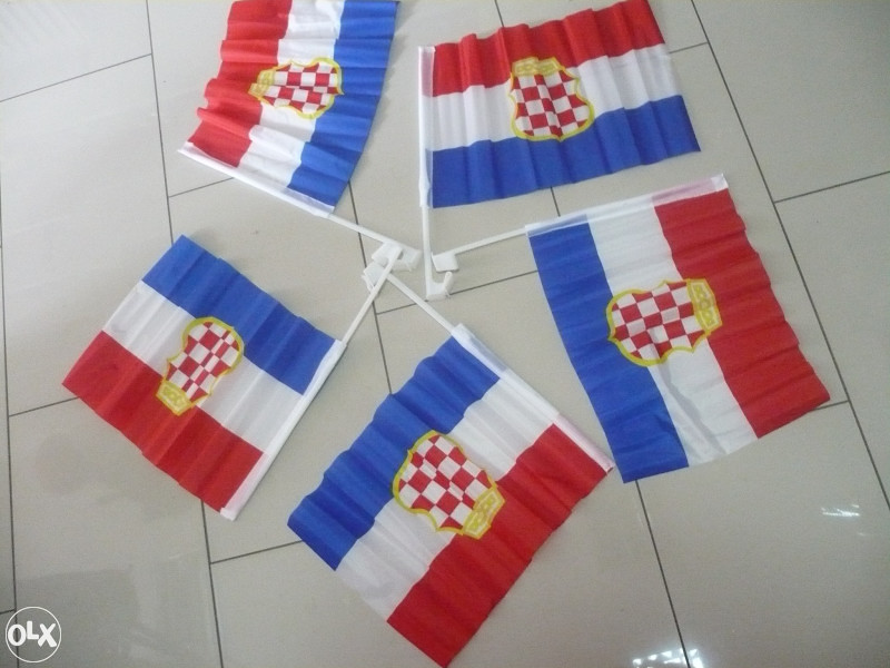 Zastava herceg bosne bosna auto / flag herzeg bosnia - Dresovi - OLX.ba