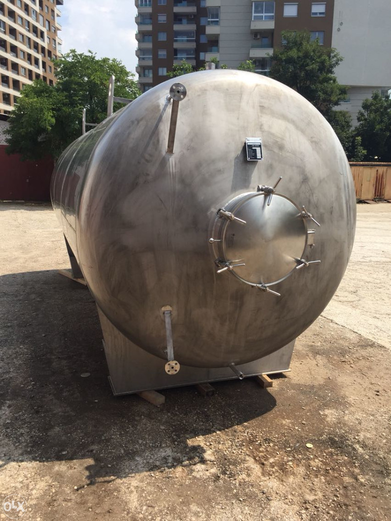Cisterna inox 15000 lit nova - Statični spremnici/cisterne - OLX.ba
