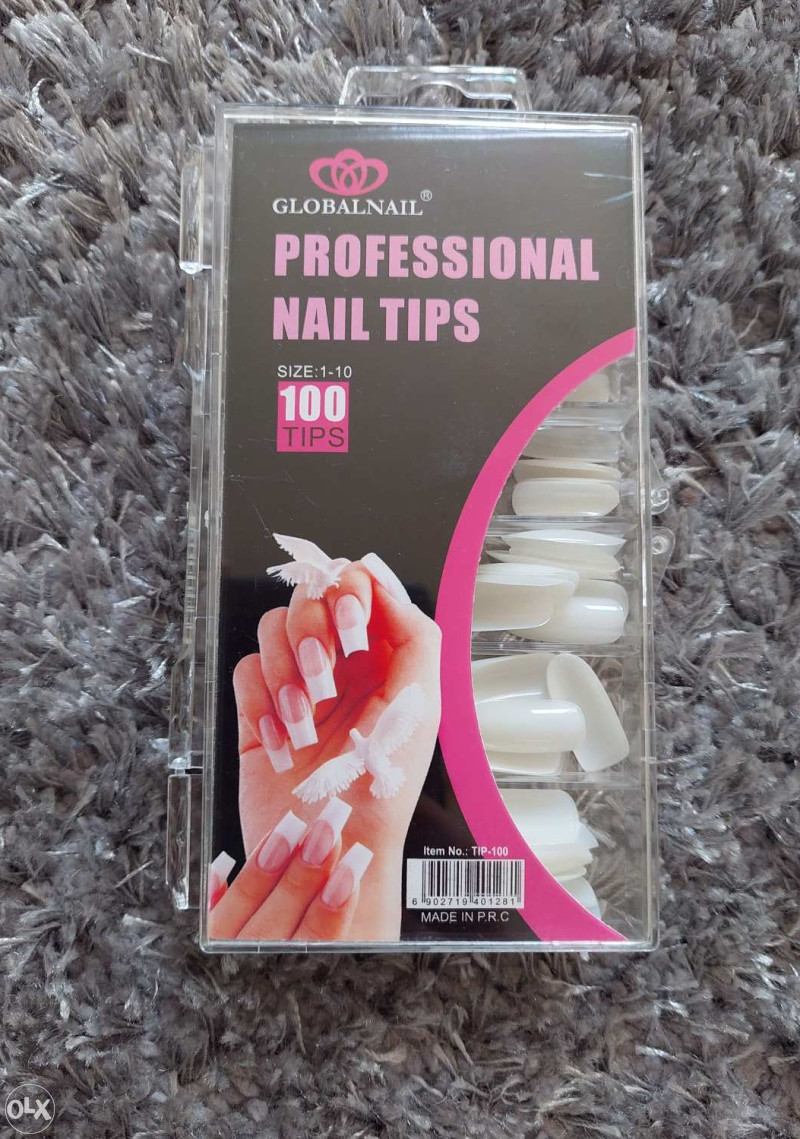 Mliječne tipse za nokte 100pcs u klaseru - Tipse - OLX.ba