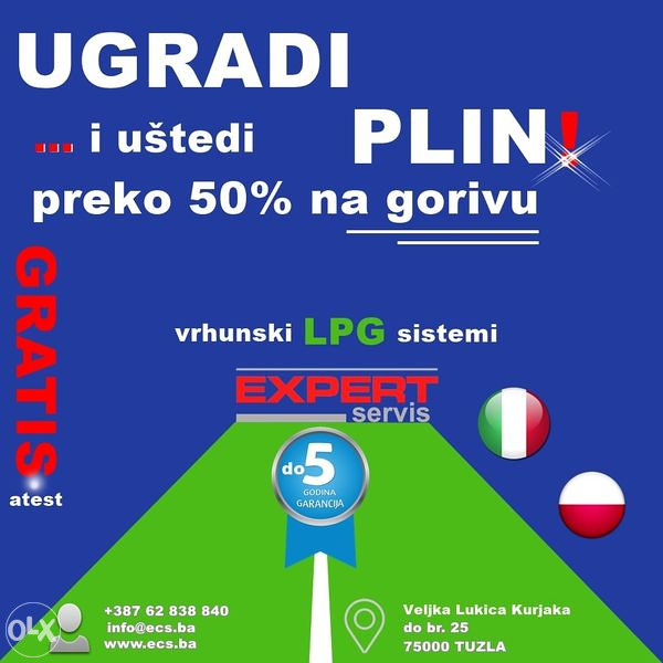 Ugradnja plina autoplin autogas auto plin gas LPG - Automehaničar - OLX.ba