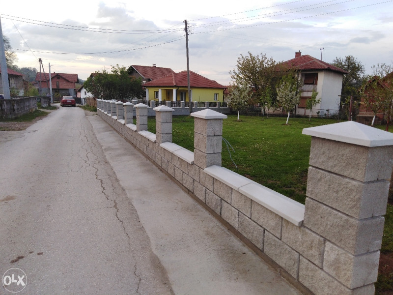 Blok ukrasni, kape, okapnice - Betonska galanterija - OLX.ba