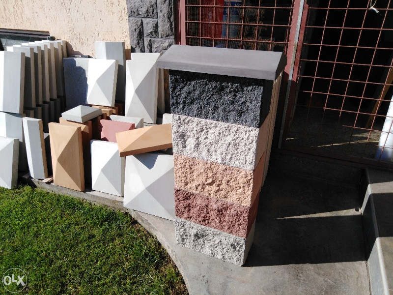Blok ukrasni, kape, okapnice - Betonska galanterija - OLX.ba