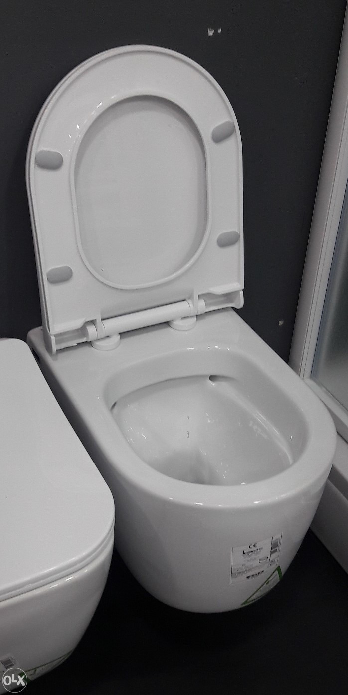 Rimless wc skoljka viseca + daska IDEVIT ALFA 204235 - WC šolje/školjke - OLX.ba