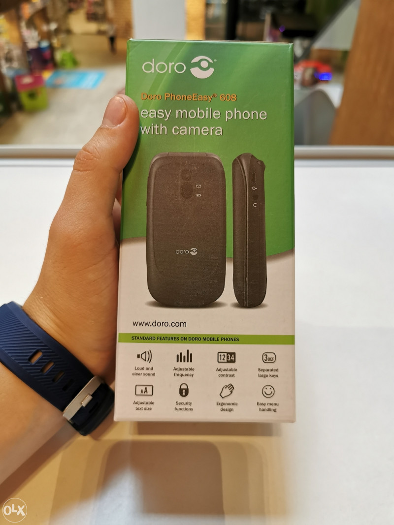 Mobitel Doro 608 Black Red - Mobiteli - OLX.ba