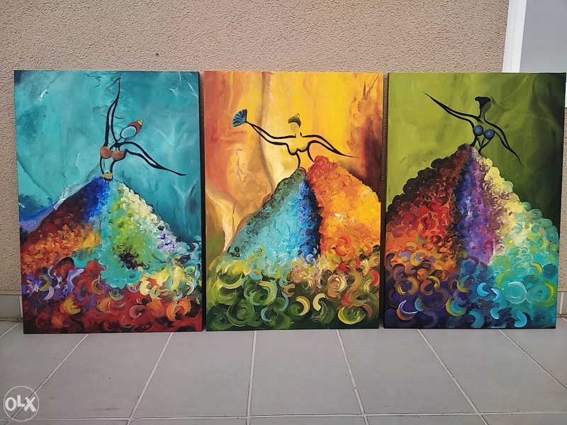 Umjetničke slike iz dijelova (rucni rad) - Umjetničke slike - OLX.ba