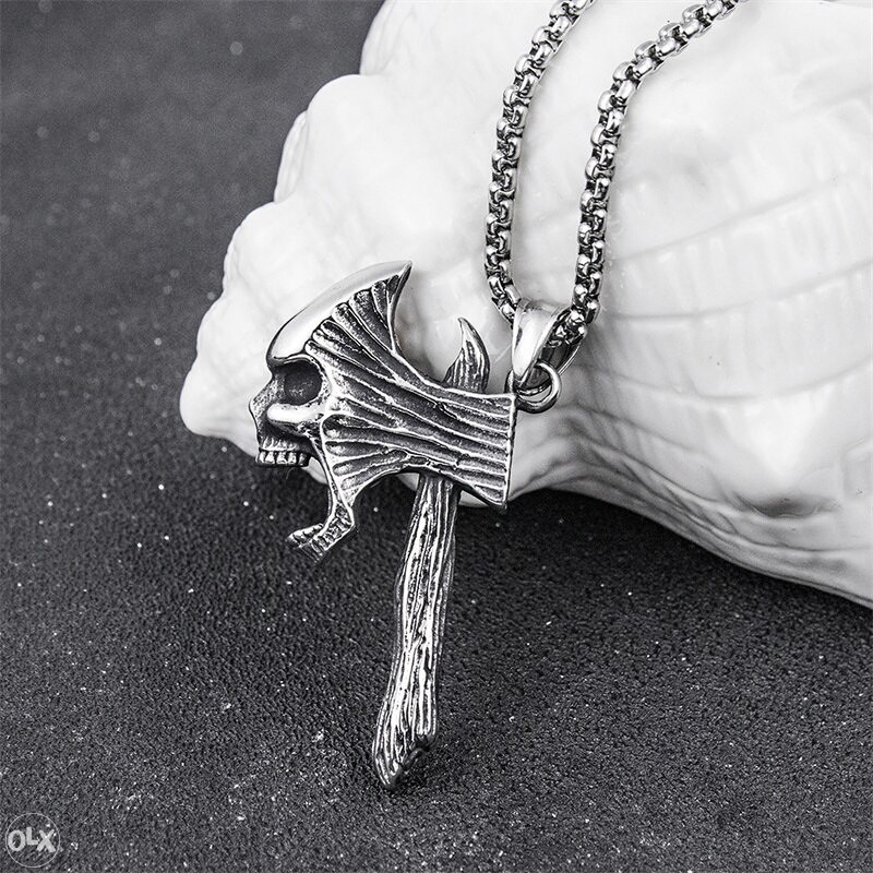 Skull lancic - Lančići i Ogrlice - OLX.ba