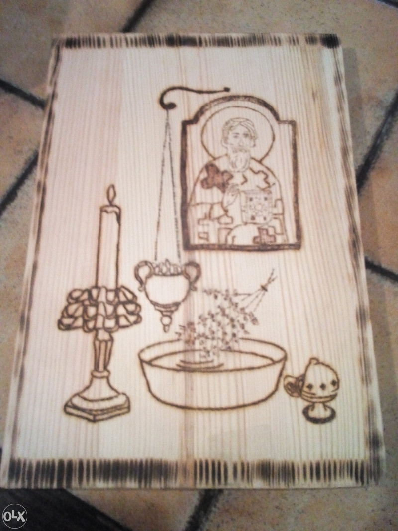 Pirograf ikone - Ikone i levhe - OLX.ba