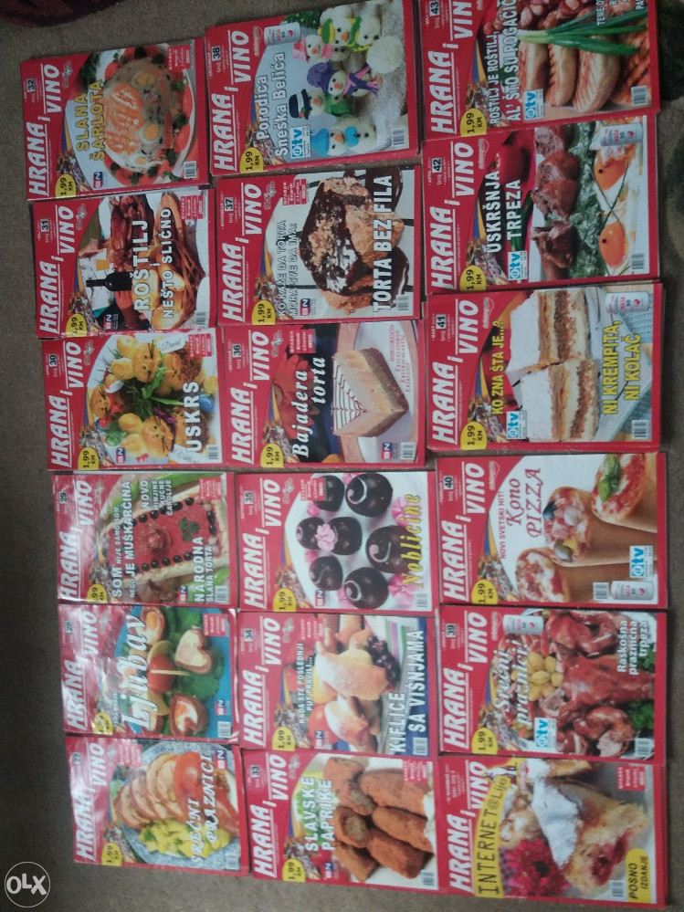 MAGAZINI HRANA I VINO I DEBELI ALI SRECNI 130 KOM - Magazini - OLX.ba
