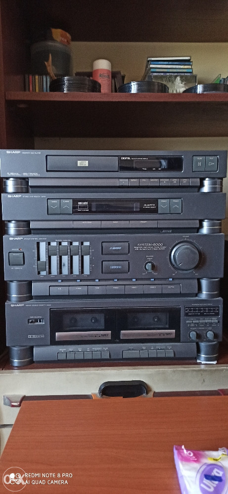 Muzički Stub SHARP SYSTEM-8000 AKCIJA!!! SNIŽENJE - Muzičke linije - OLX.ba