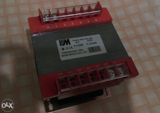 TRANSFORMATOR, TRAFO 500VA, 230V-24V 50Hz - Ispravljači/Pretvarači - OLX.ba