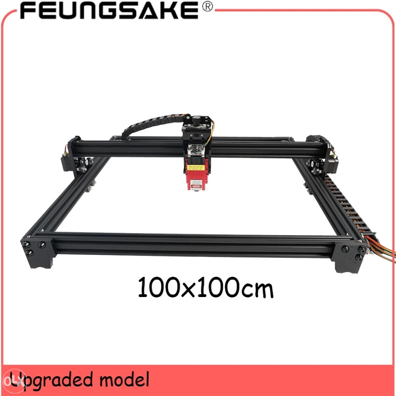 CNC 100x100cm laser 15W, laserski graver + frezer - Za obradu drveta ...