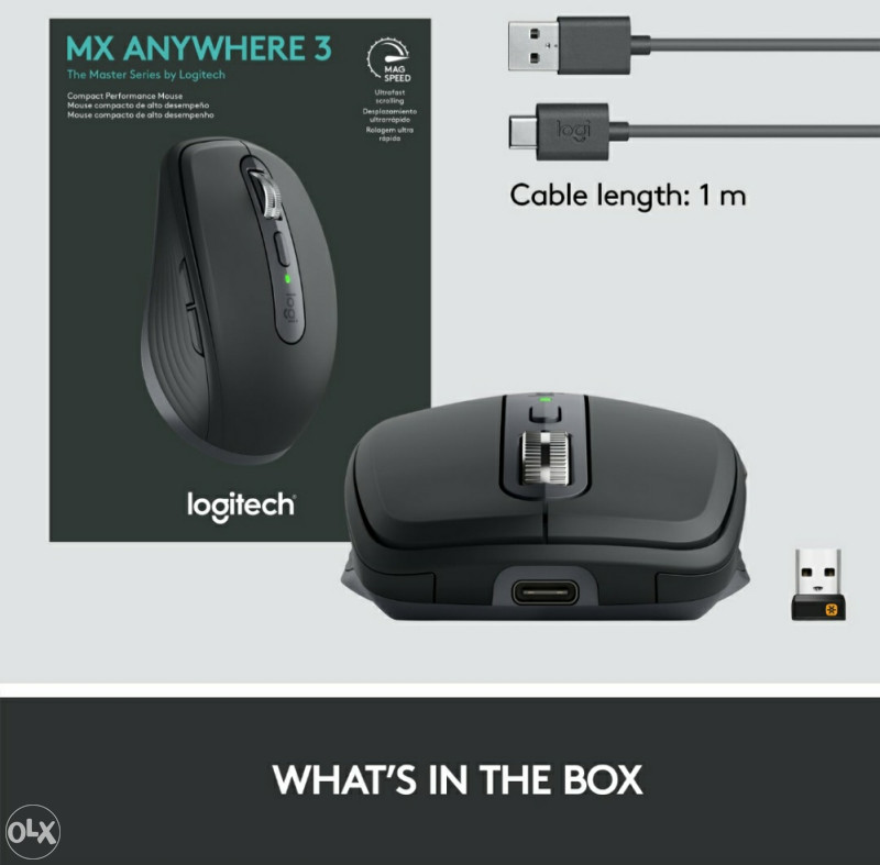 Logitech MX Anywhere 3 Graphite Mis - Miševi - OLX.ba