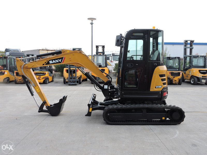 Mini bager gusjeničar Sany SY35U - Bageri - OLX.ba