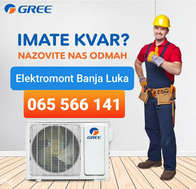 Ovlašteni servis,prodaja i ugradnja klima Banja Luka - Klima uređaji i servis - OLX.ba