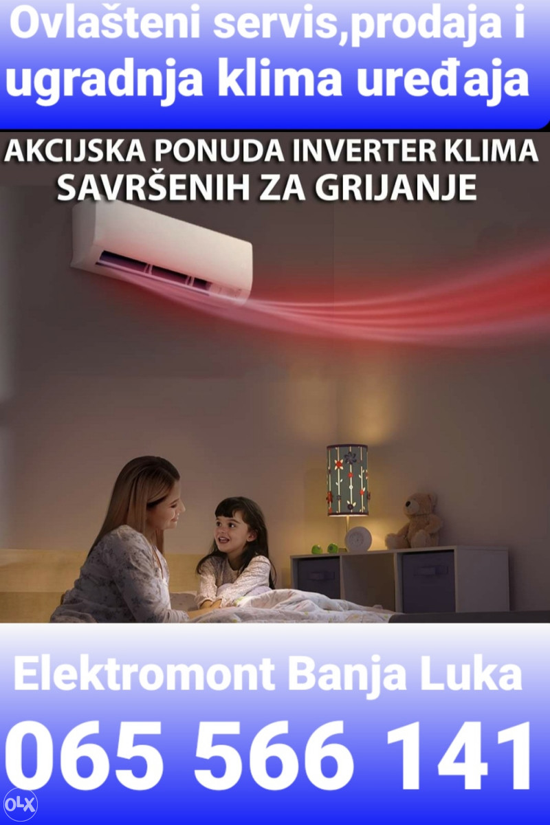 Ovlašteni servis,prodaja i ugradnja klima Banja Luka - Klima uređaji i servis - OLX.ba