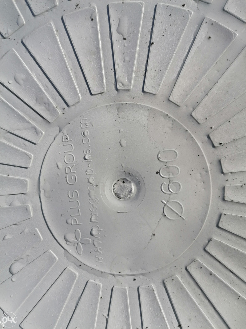 Poklopac PVC FI 600 plastični za šaht sa okvirom 15kn - Vodoinstalacije ...
