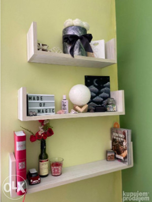 Zidne police - Skriveni nosaci - Police za zid - Police - Zidne ...