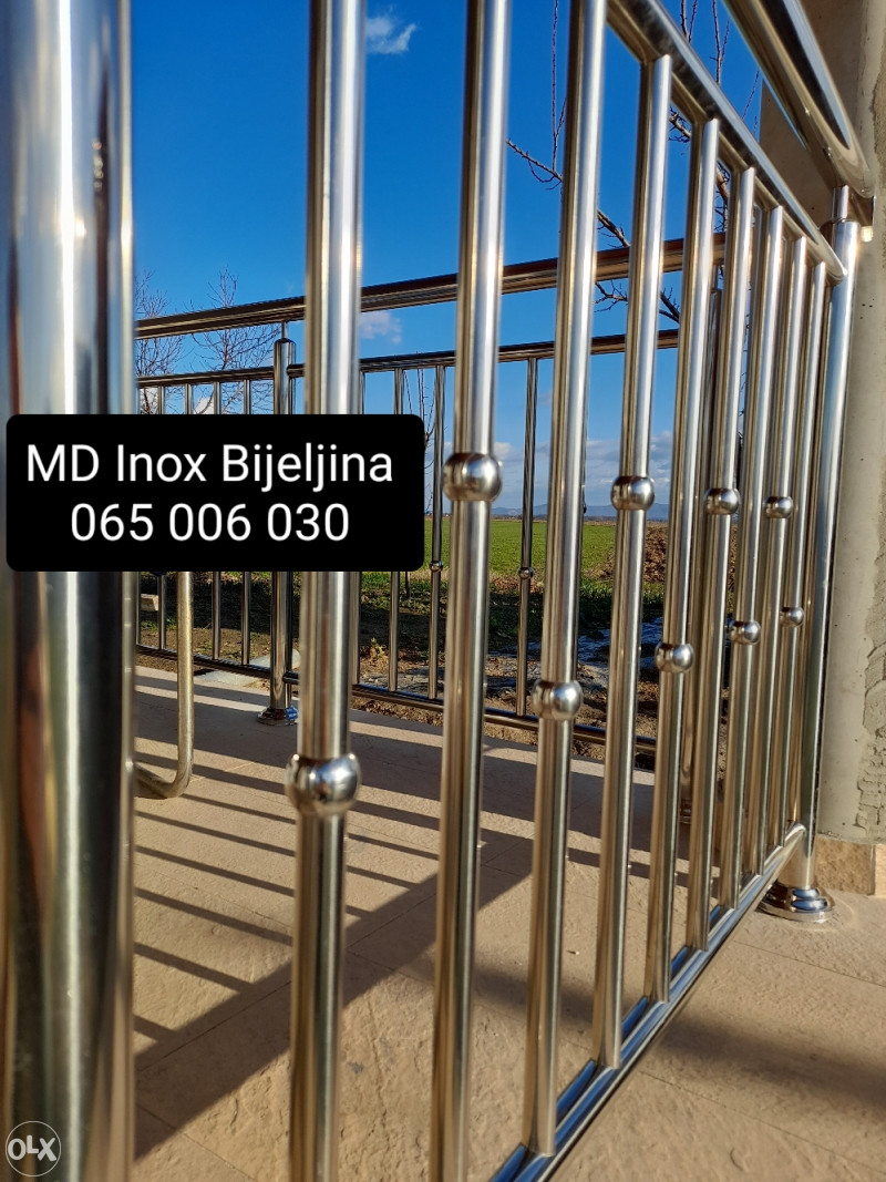 Inoks inox ograde ograda Bijeljina Brcko Samac Modrica - Ograde - OLX.ba