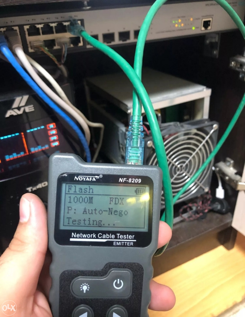 Tester ožićenja kablova RJ45 za STP i UTP kablove - Detektori - OLX.ba