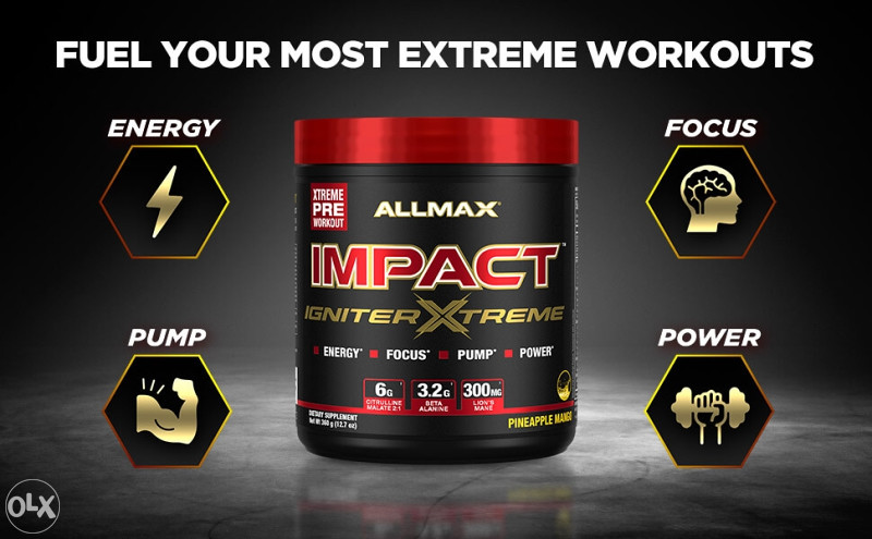 ALLMAX IMPACT Igniter Xtreme, PreWorkout Pre workout - Suplementi ...