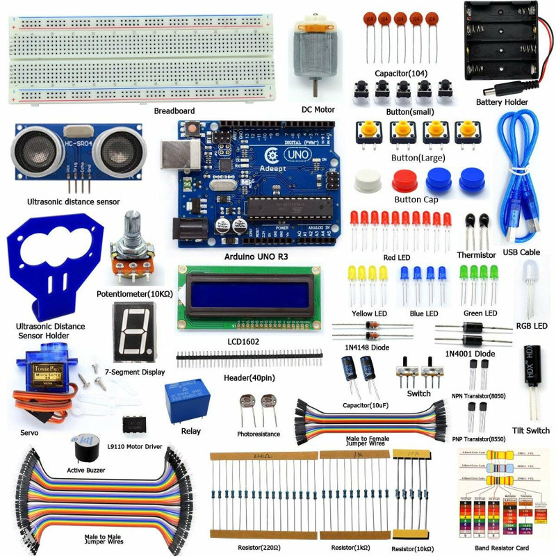 Ultrasonic Distance Sensor Starter SET Arduino UNO R3 - IoT - OLX.ba