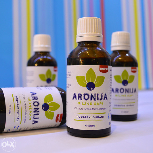 Aronija kapi (tinktura) za jačanje imuniteta! - Biljni preparati - OLX.ba