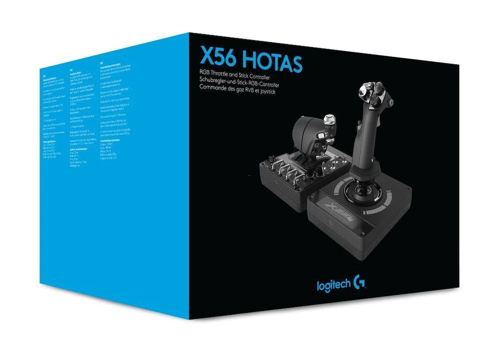 Logitech X56 H.O.T.A.S. Rhino Hotas Joystick Throttle - Džojstik ...
