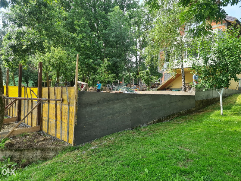 Parapeti, ograda, cokla, potporni zid betoniranje - Betonski radovi ...