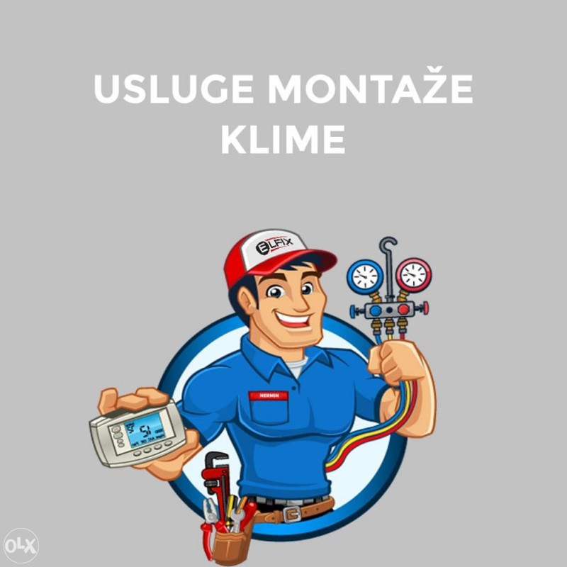 Montaža ugradnja prodaja klima uređaja servis klime - Klima uređaji i servis - OLX.ba