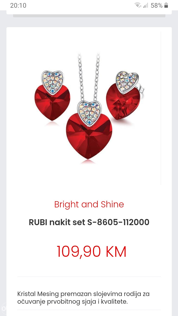 Ogrlica i mindjuse - Lančići i Ogrlice - OLX.ba