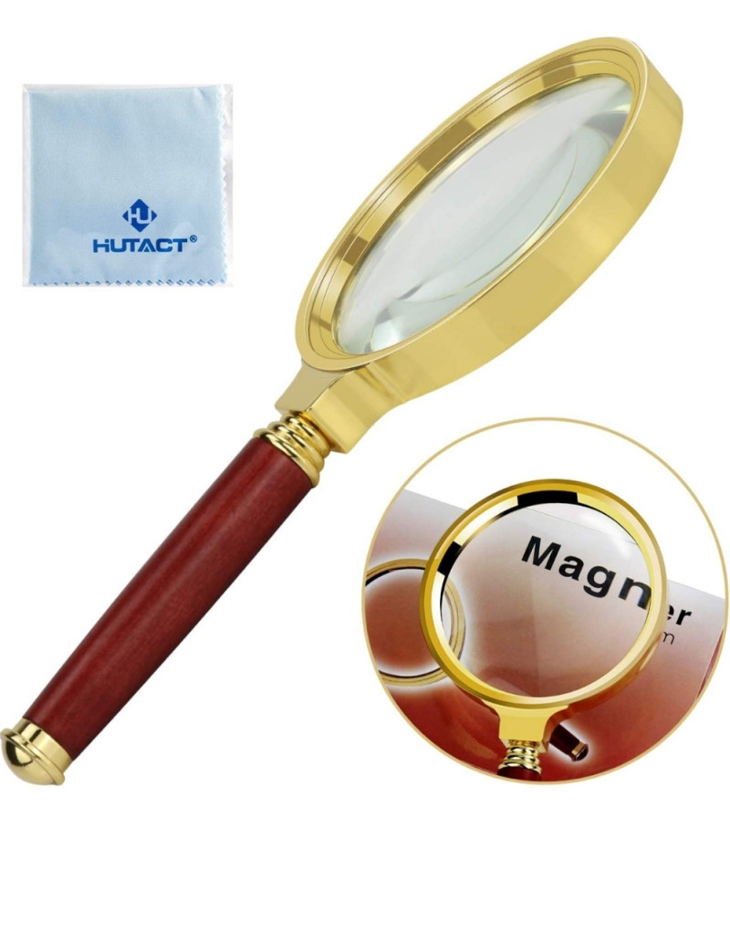 Povećalo, 10 x uvećavajuće staklo, 100 mm dijametar - Lupe/povećala ...