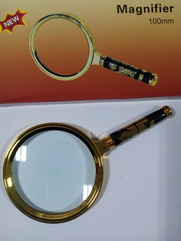 Povećalo, 10 x uvećavajuće staklo, 100 mm dijametar - Lupe/povećala ...
