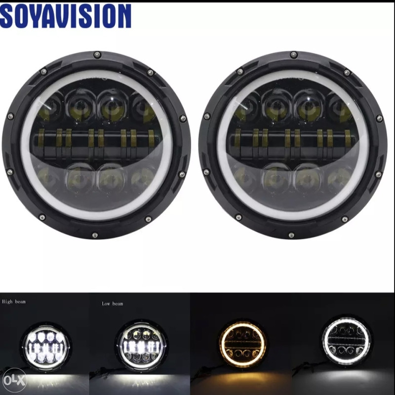 LED FAROVI 7" / 18cm Jeep Patrol Pajero Lada Defender - Farovi i Štopke ...