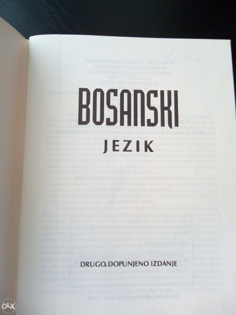 Bosanski jezik , Press Centar ARBiH , sveska br. 15 - Stručne - OLX.ba