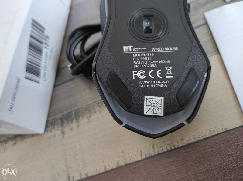 VicTsing T16 gaming miš, RGB, USB, 7200 DPI - Miševi - OLX.ba