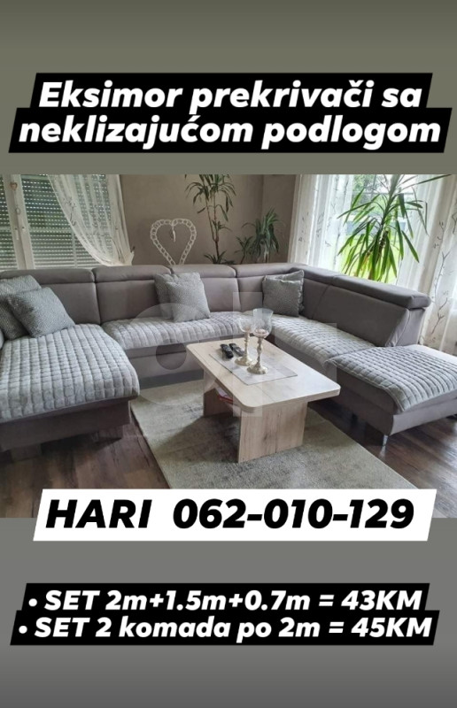 Eksimor prekrivaci prostirke za TDF ugaone neklizajuci - Prekrivači - OLX.ba