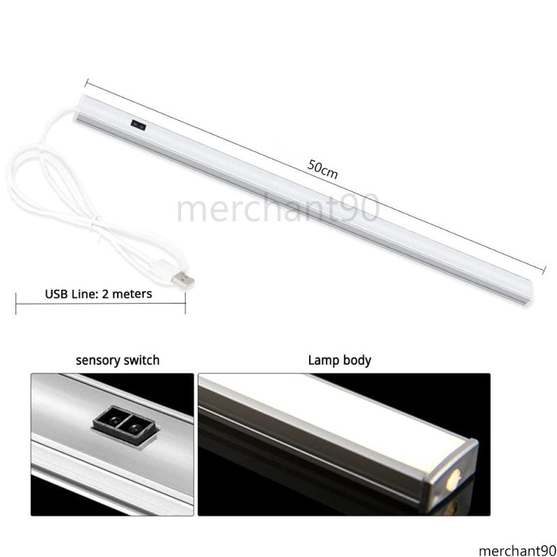 USB 5V led svjetlosna traka light bar 50cm sa senzorom - LED rasvjeta ...