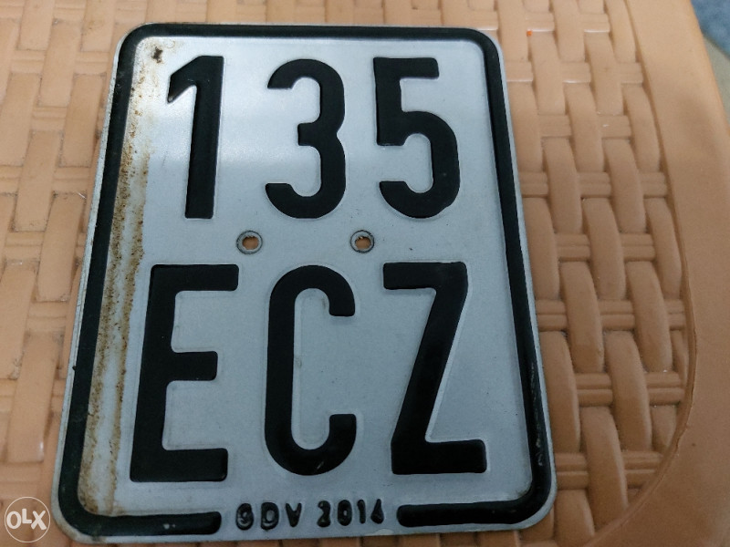 REGISTARSKA TABLICA ZA KOLEKCIONARE.MOTOR. - Tablice za vozila - OLX.ba
