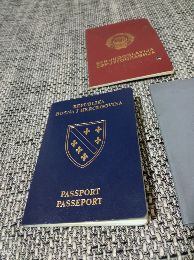 Pasoš BiH i SFRJ - Pisma dokumenti i ostalo - OLX.ba