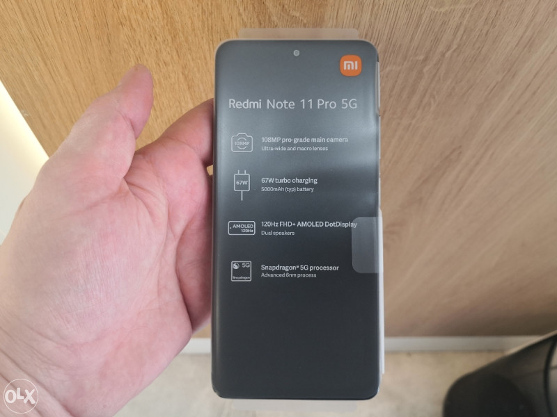 XIAOMI REDMI NOTE 11 PRO 5G 128/6GB!! GARANCIJA 24MJ! - Mobiteli - OLX.ba