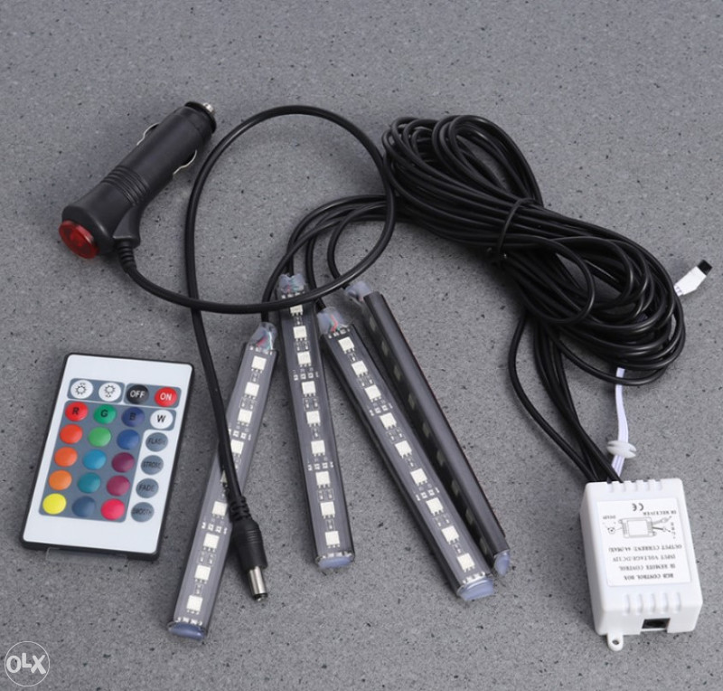 Ambient LED Traka za auto Duzi Model - Unutrašnji izgled - OLX.ba