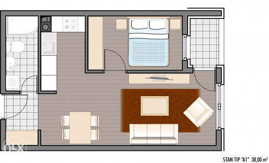 38m2/dvosoban stan/NINA-STAN/Stup/Ilidža - Stanovi - OLX.ba